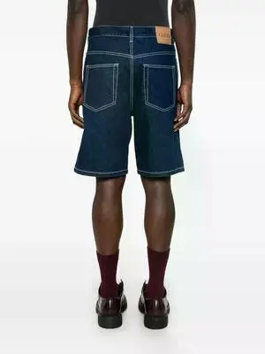 Gucci Lasered Denim Shorts