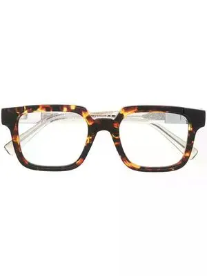 KUBORAUM Square-frame Glasses - Brown