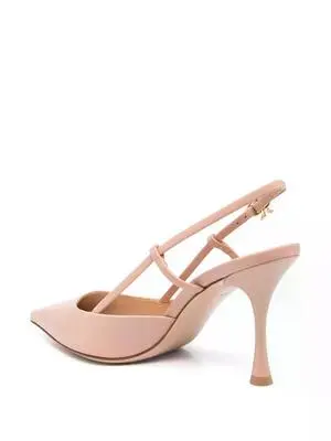 GIANVITO ROSSI Ascent 85mm Slingback Pumps - Neutrals
