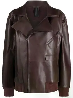 Norma Kamali Oversized Zip-up Biker Jacket