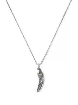 Emanuele Bicocchi Piuma Pendant Necklace - Silver