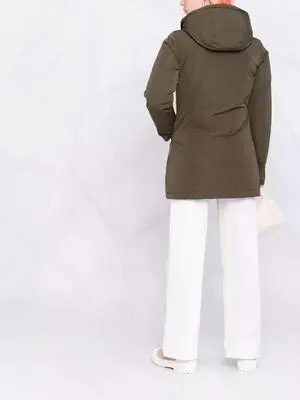 Woolrich Logo-patch Hooded Down Padded Coat