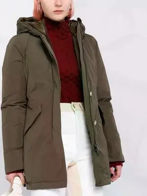 Woolrich Logo-patch Hooded Down Padded Coat