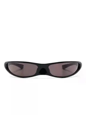 Balenciaga Rectangle-frame Sunglasses - Black