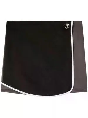 AMBUSH Layered Pleated Miniskirt - Black