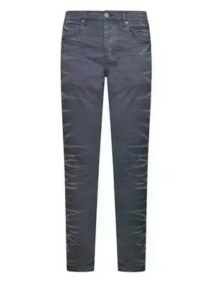 PURPLE BRAND Faded Side Seam Denim - Grey