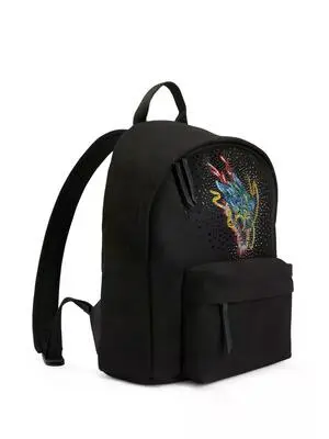 GIUSEPPE ZANOTTI Dragon Crystal Rhinestone Backpack