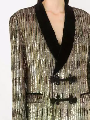 Dolce & Gabbana Sequin-embellished Jacket With Shawl Lapels