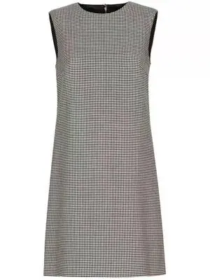 Dolce & Gabbana Houndstooth Virgin Wool Dress