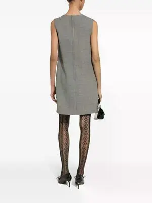 Dolce & Gabbana Houndstooth Virgin Wool Dress