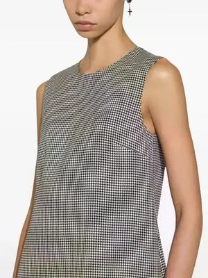 Dolce & Gabbana Houndstooth Virgin Wool Dress