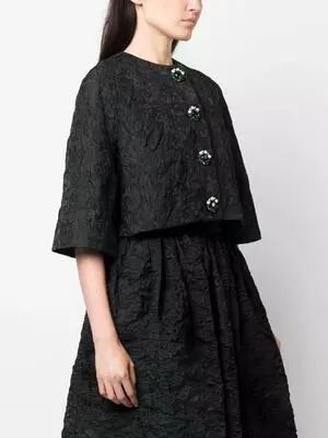 Erdem Textured Cropped Jacket