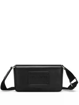 Dolce & Gabbana Logo-embossed Leather Mini Shoulder Bag - Black