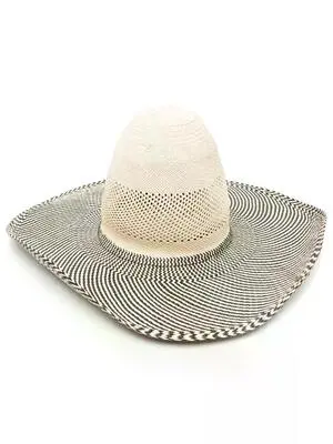 Henrik Vibskov Big Shade Panama Hat - Neutrals