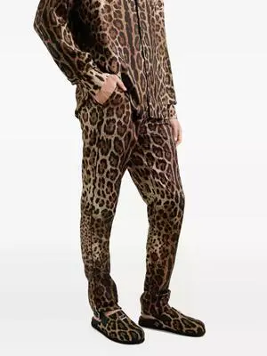 Dolce & Gabbana Leopard-print Lounge Pants