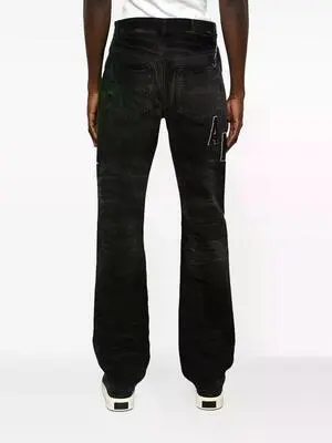 Amiri Logo-patch Distressed Jeans