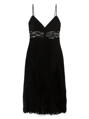 NISSA Spaghetti-strap Dress - Black