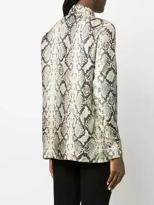 Philipp Plein Snakeskin-print Button-down Shirt