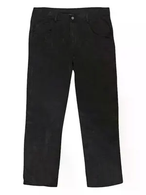 Callipygian Satin Trousers - Black