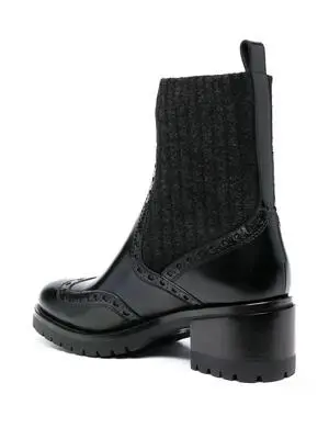 Santoni Sock-style Chelsea Boots