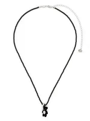 YVMIN Teddy Bear-motif Necklace - Black