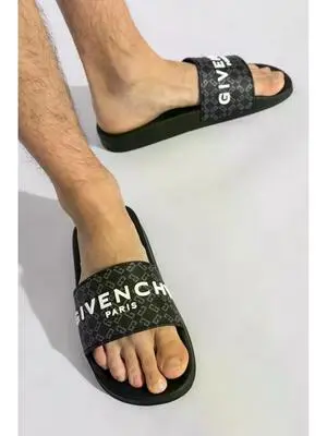 Givenchy Logo-embossed Slides