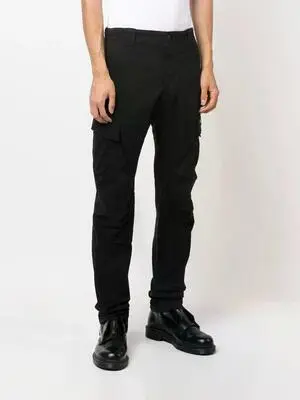 C.P. COMPANY Logo-patch Tapered Cargo Trousers