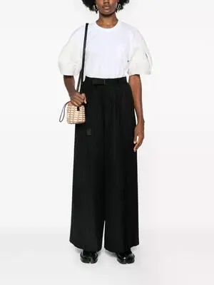Sacai Pinstriped Palazzo Pants