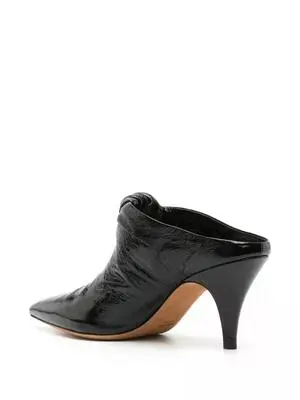 Khaite Rowan 75mm Mules - Black