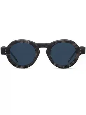 Thom Browne Tortoiseshell Round-frame Sunglasses - Grey