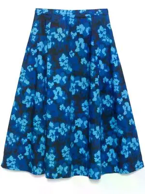 Ulla Johnson Vianne Midi Skirt - Blue