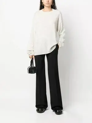 QUIRA Mid-rise Wide-leg Tailored Trousers