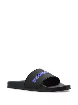 Dsquared2 Logo Pool Slides - Black