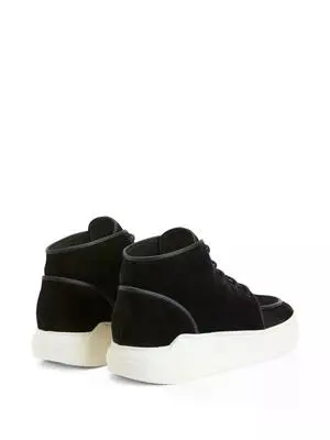 GIUSEPPE ZANOTTI Bevel Mid-top Sneakers