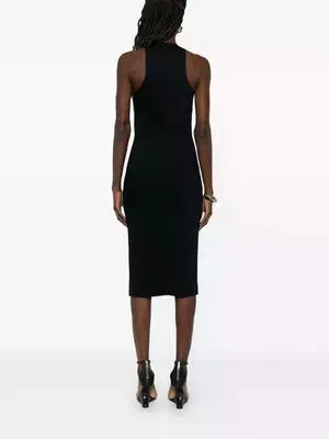 MUGLER Star Sleeveless Midi Dress
