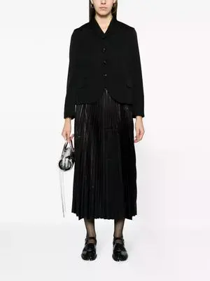 Junya Watanabe Pleated Layered Cropped Trousers