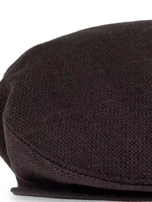 Dolce & Gabbana Linen-blend Flat Cap - Brown