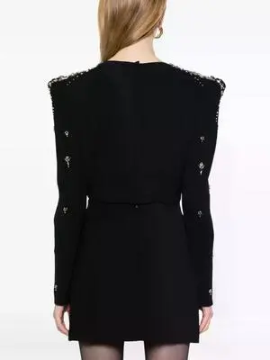 M.MARQUISE Franca Embellished Crop Top