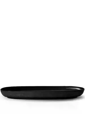L'Objet Medium Terra Porcelain Platter - Black
