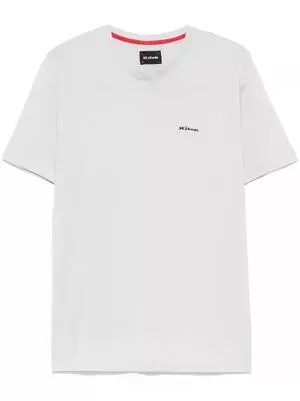 Kiton Logo-embroidered T-shirt