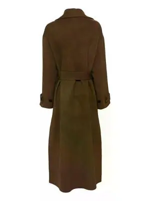 Goen.j Double-faced One-side Muffler Coat