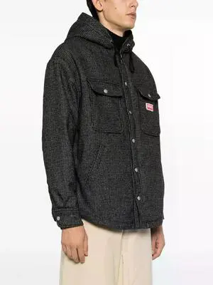 Kenzo Houndstooth Hooded Jacket