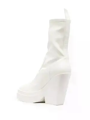 GIABORGHINI 120mm Tapered-heel Leather Boots