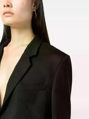 MSGM Notched-lapels Single-breasted Blazer - Black