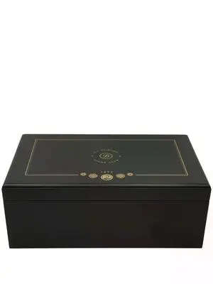S.t. Dupont Premium Cigar Club Lacquered-finish Humidor - Black