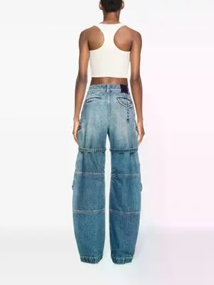 Off-White Ribbed Crop Top