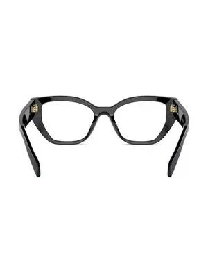 Prada Geometric-frame Glasses - Black