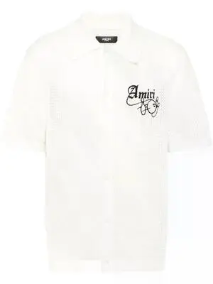 Amiri Bowling Crochet Polo Shirt