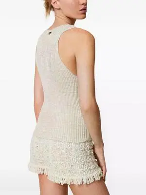 TWINSET Lurex Detailing Knitted Top