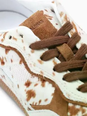 ALOHAS Animal-print Lace-up Sneakers - Neutrals